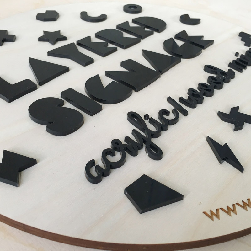 Laser Cut Signage - Online Laser Cutting