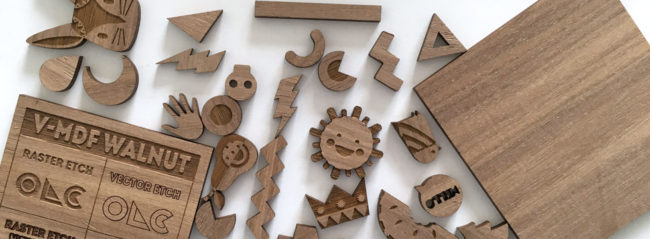 Veneered MDF Wood - Online Laser Cutting