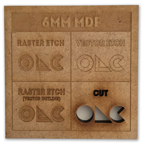 3mm and 6mm MDF - Online Laser Cutting