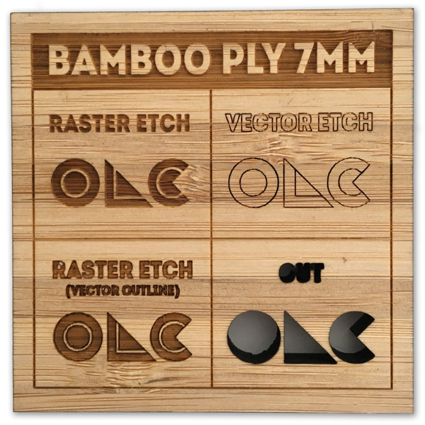 Bamboo Plywood - Online Laser Cutting
