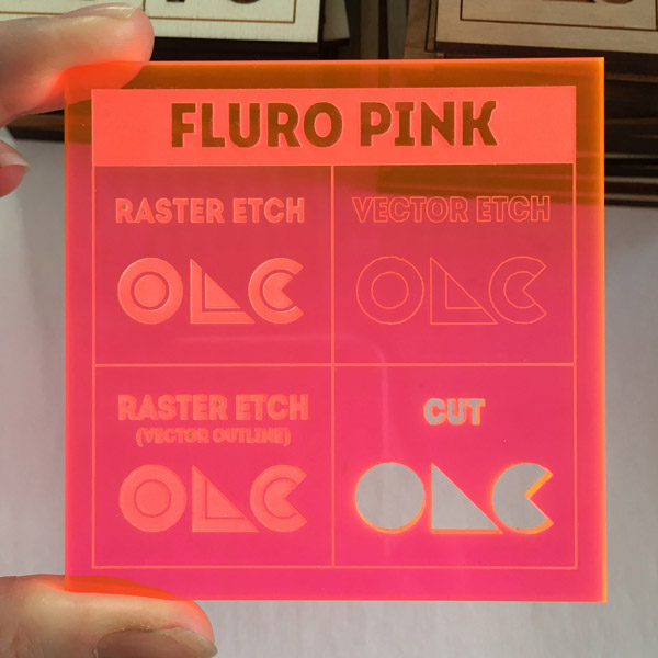 Fluorescent Acrylic - Online Laser Cutting