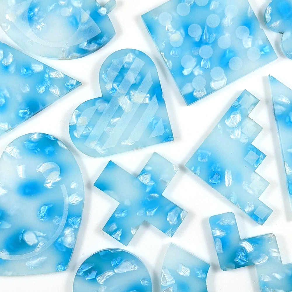 Glacier Glitter Acrylic - Online Laser Cutting