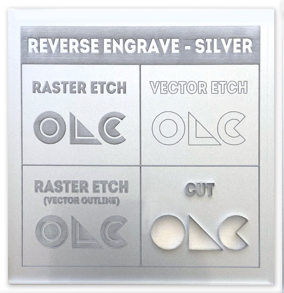 Reverse Engrave Acrylic - Online Laser Cutting