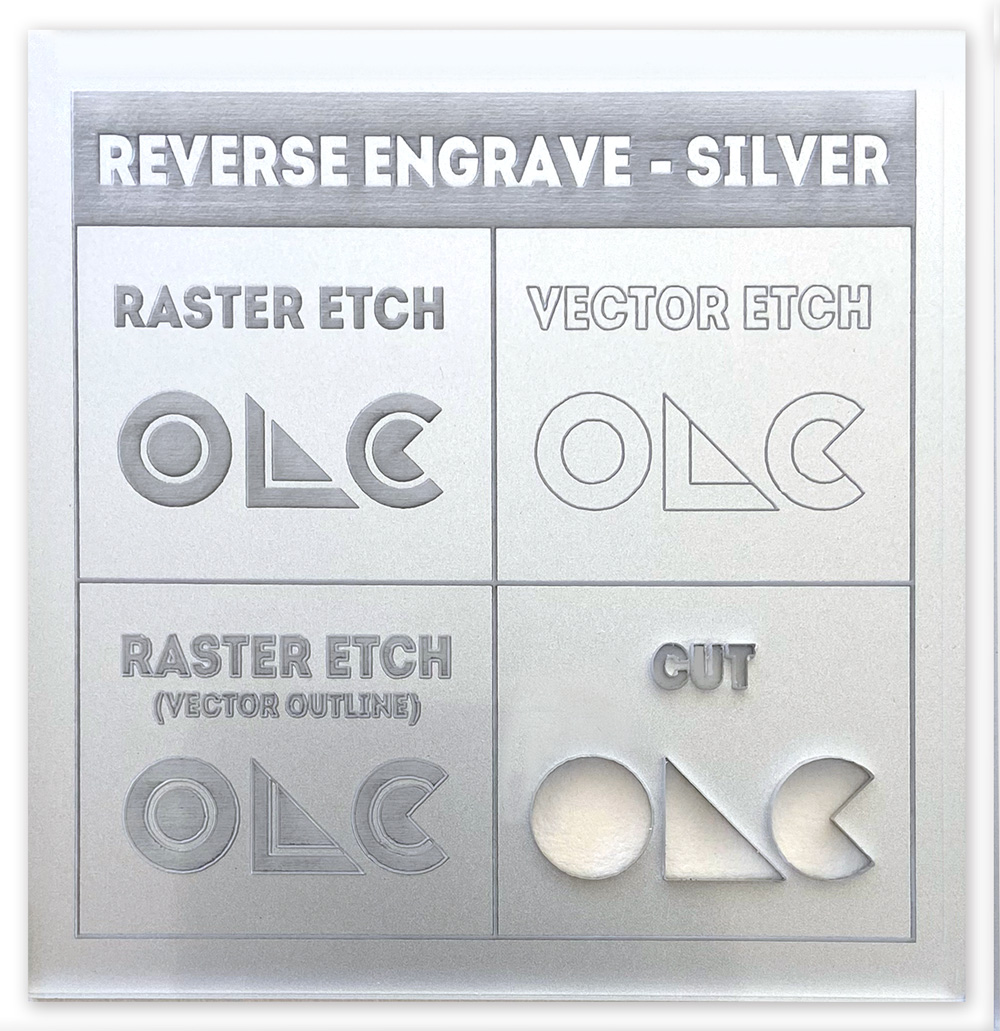 Reverse Engrave Acrylic - Online Laser Cutting